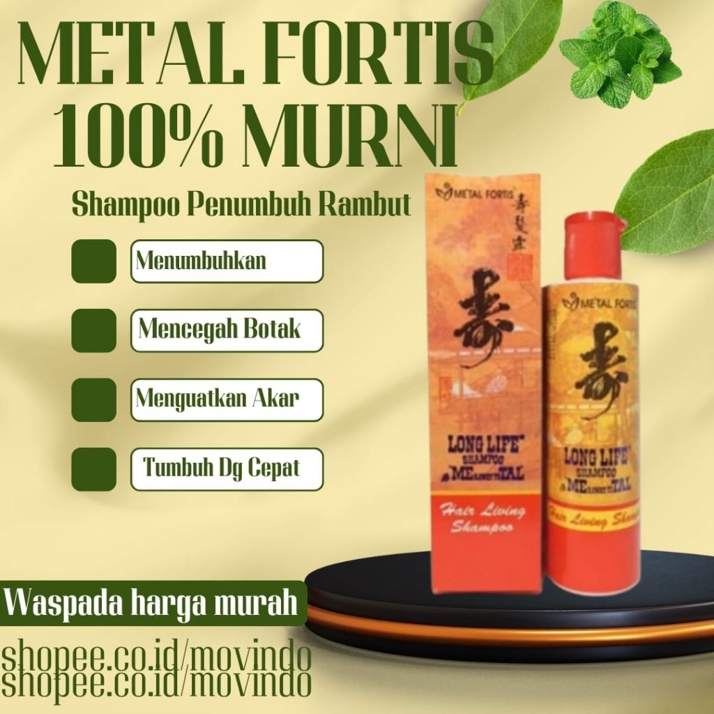 Jual Shampoo Metal fortis Pemanjang Rambut | Shopee Indonesia