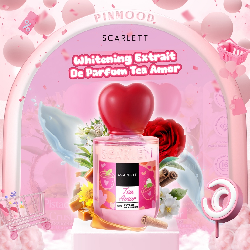 Jual SCARLETT - WHITENING EXTRAIT DE PARFUM TEA AMOR ( 30 ml ...