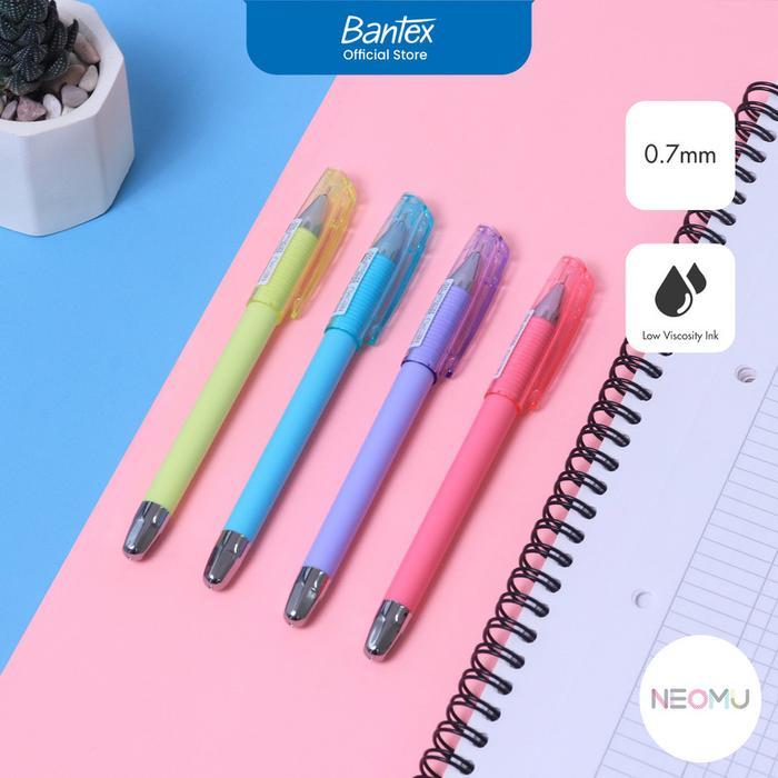 Jual Bantex Ballpoint Pen / Pulpen Pena 0.7 mm Tinta Black Low ...