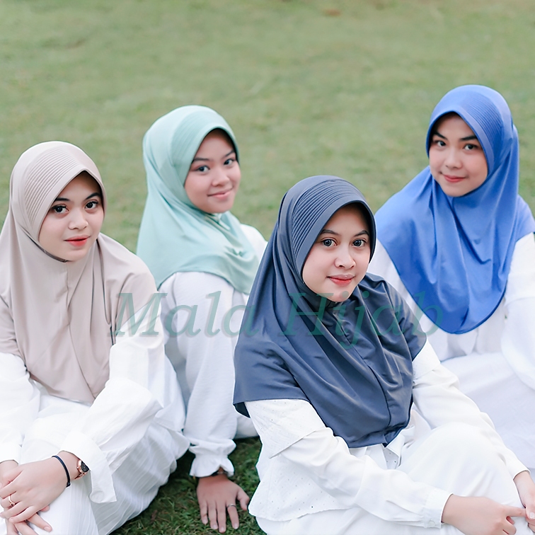 Jual hijab bergo sport pet tebal / jilbab Sporty instan Olah Raga Spandek Bergo voli || Jilbab ...