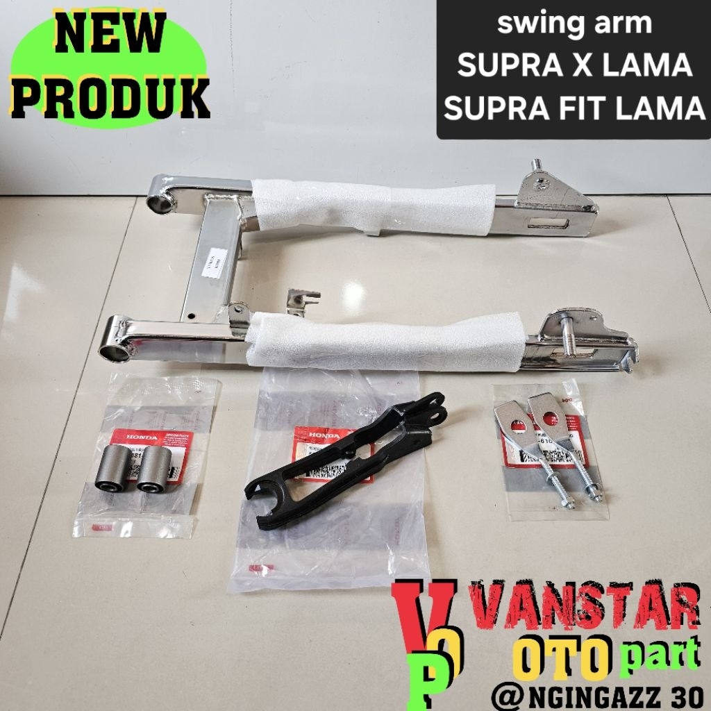 Jual SWING ARM SUPRA LAMA SUPRA X LAMA SUPRA FIT LAMA CHROME FULLSET ...