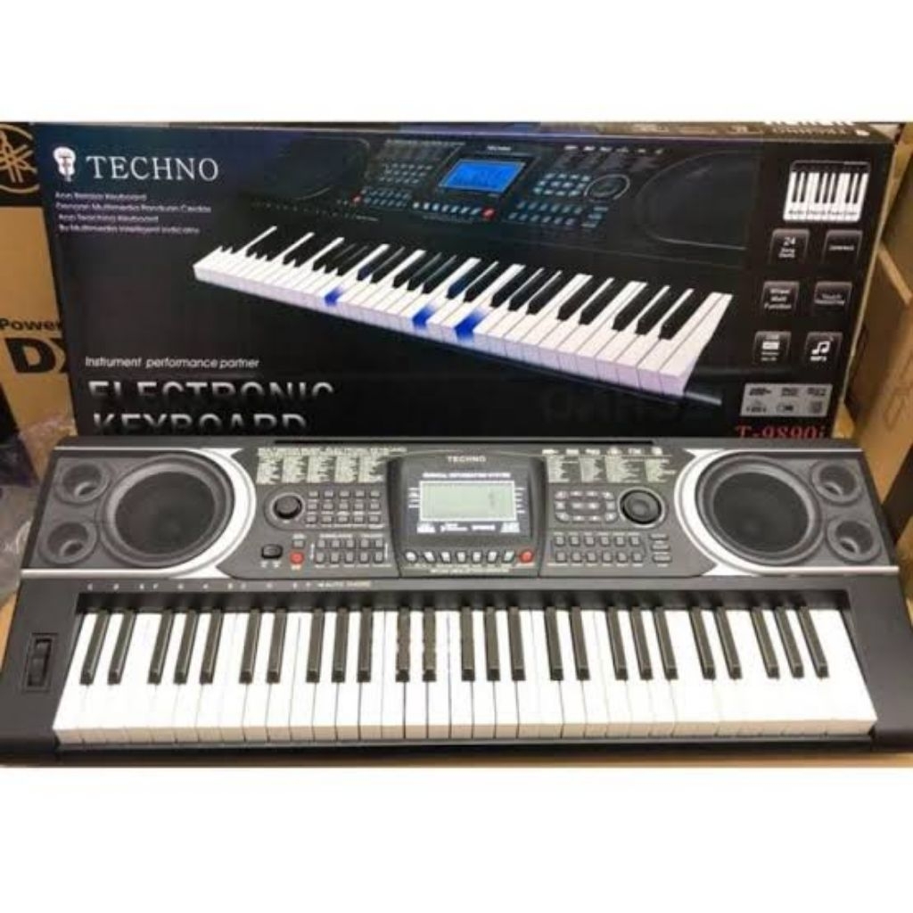 Jual KEYBOARD TECHNO T9890i USB MP3 ORIGINAL 61 KEY T 9890 i | Shopee ...