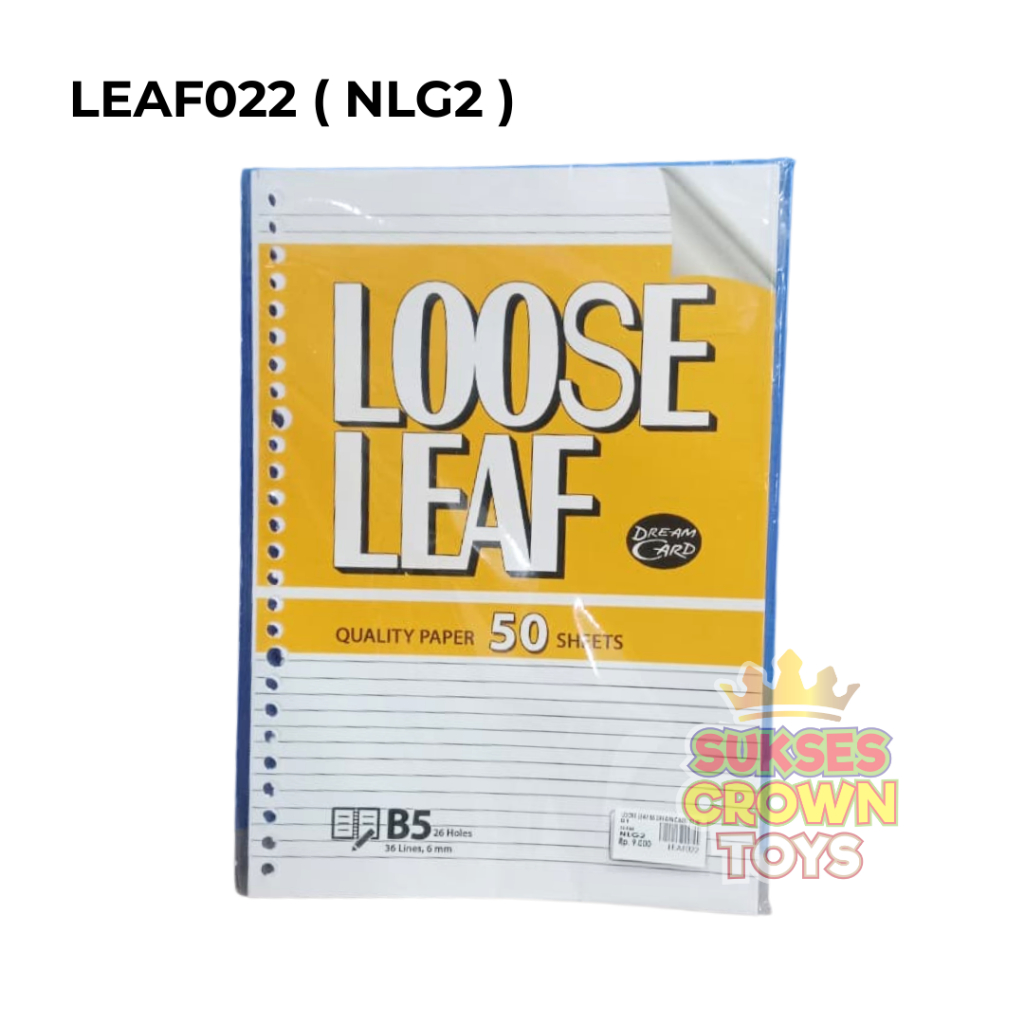 Jual LOOSE LEAF B5 / ISI BINDER UKURAN B5 / ISI 50 LEMBAR | Shopee ...