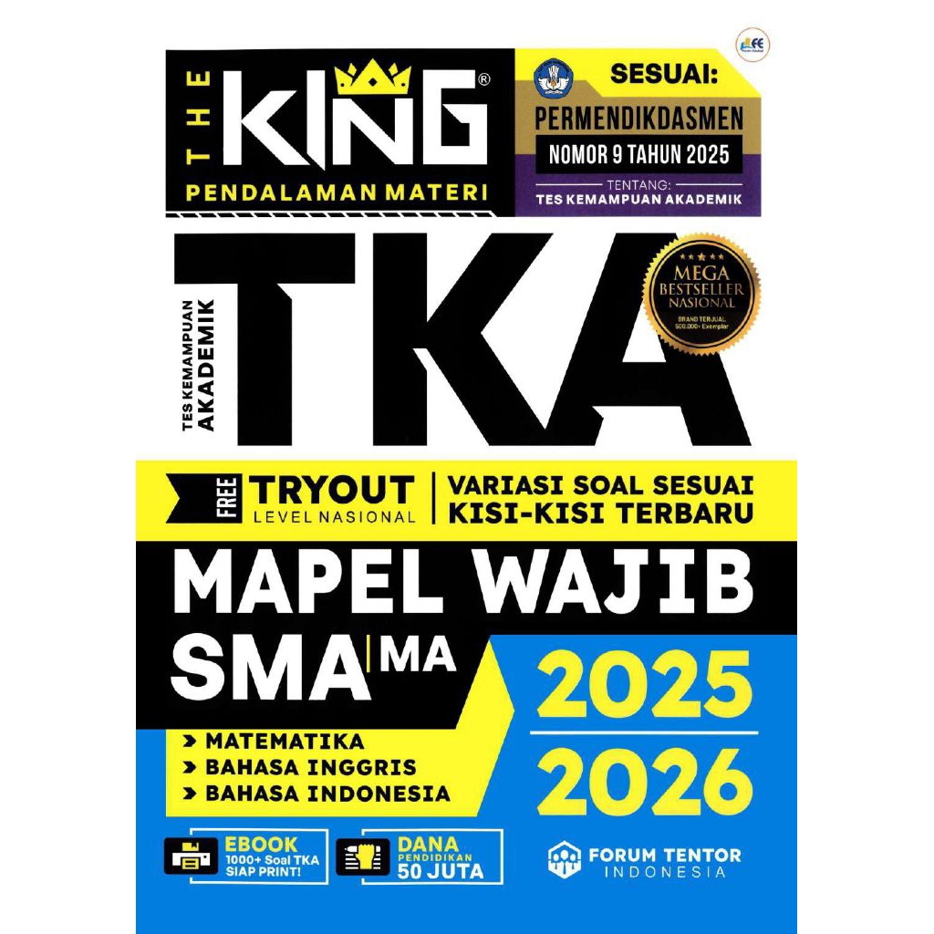 Jual BUKU THE KING TKA MAPEL WAJIB SMA/MA 2025/2026 | Shopee Indonesia