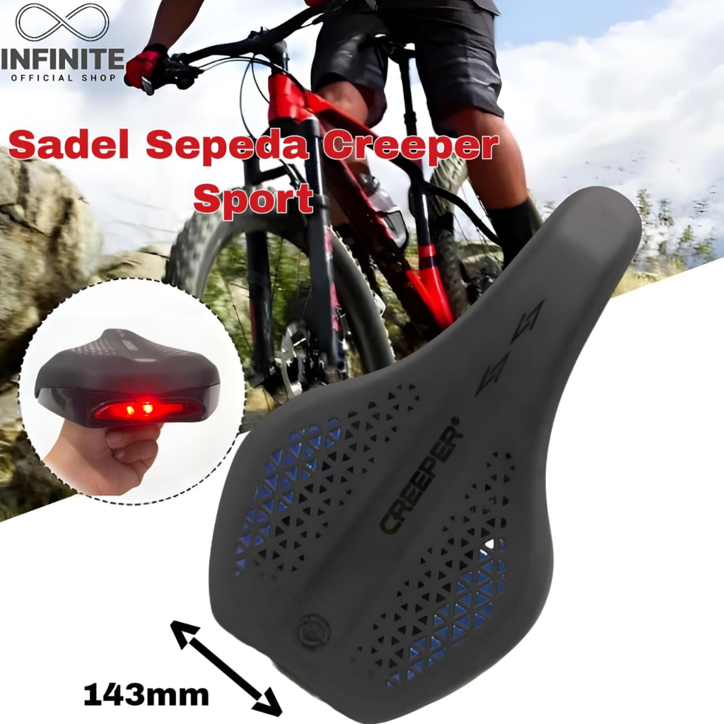 Jual Sadel Sepeda Jok Saddle MTB Road Bike Folding CREEPER Sport ...