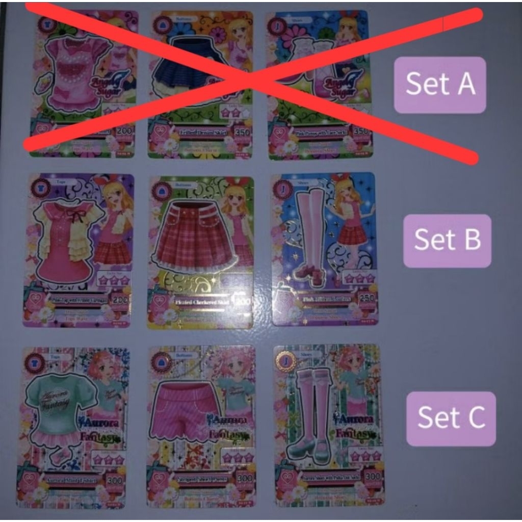 Jual Aikatsu : Ichigo, Aoi, Ran, Otome, Sakura, Kaede Card Set | Shopee ...