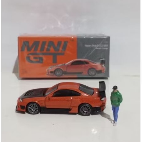 Jual diecast mini gt Nissan Silvia s15 DMax, figure tidak termasuk | Shopee Indonesia