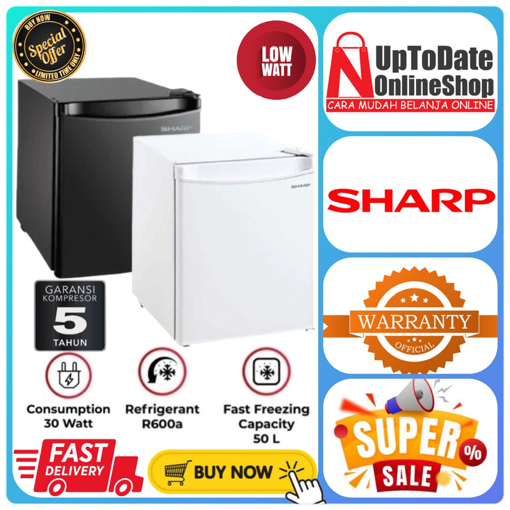 Jual KULKAS PORTABLE MINI BAR SHARP SJ-50MB SJ50MB SJ 50MB SUPER LOW ...