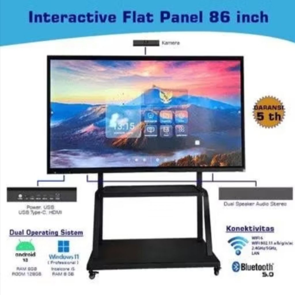Jual Distributor APIYO Interactive Flat Panel (IFP) Smartboard 98 Inch ...