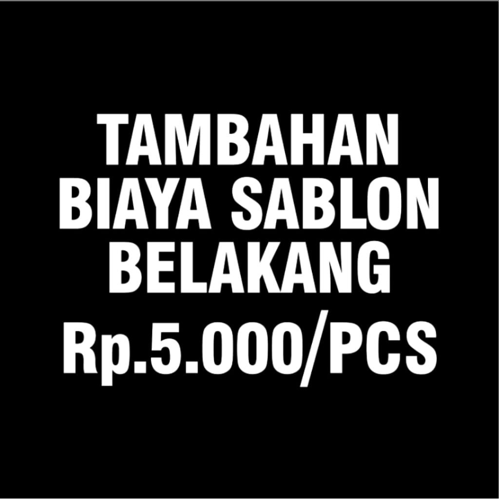 Jual BIAYA TAMBAHAN SABLON | Shopee Indonesia