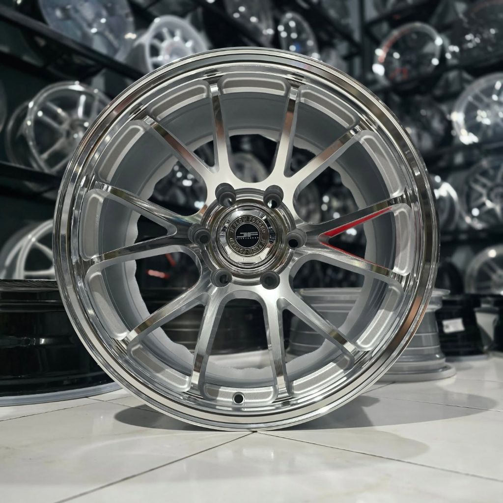 Jual velg mobil NF JF FLOW FORMING r18 PCD 6X139,7 velg racing ring 18 ...