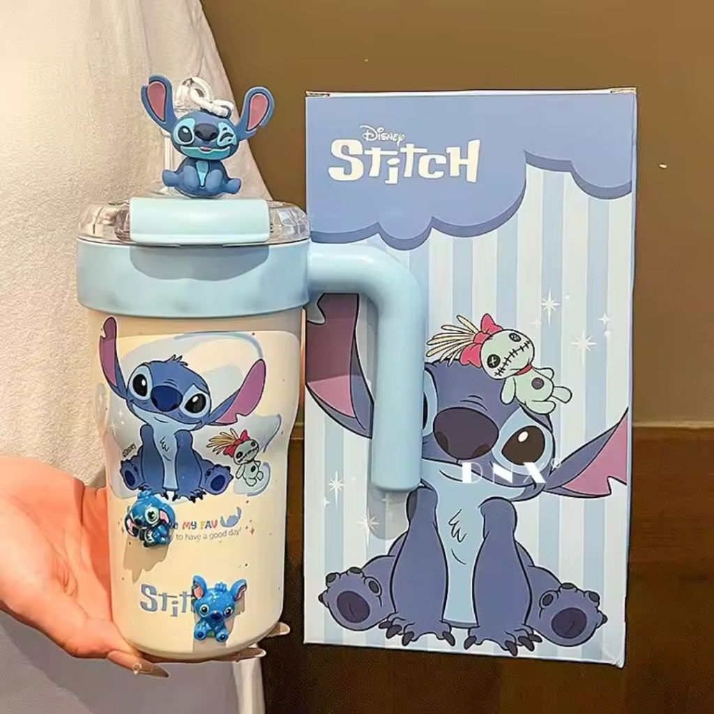 Jual Disney Stitch Water Bottle 3D (800 ml) - Tumbler Aestetik Viral ...