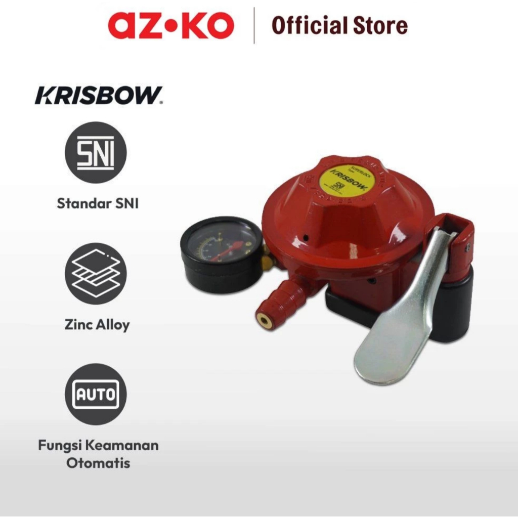 Jual KRISBOW Regulator Gas Superlock - Merah / Penyetel Dan Pengatur ...