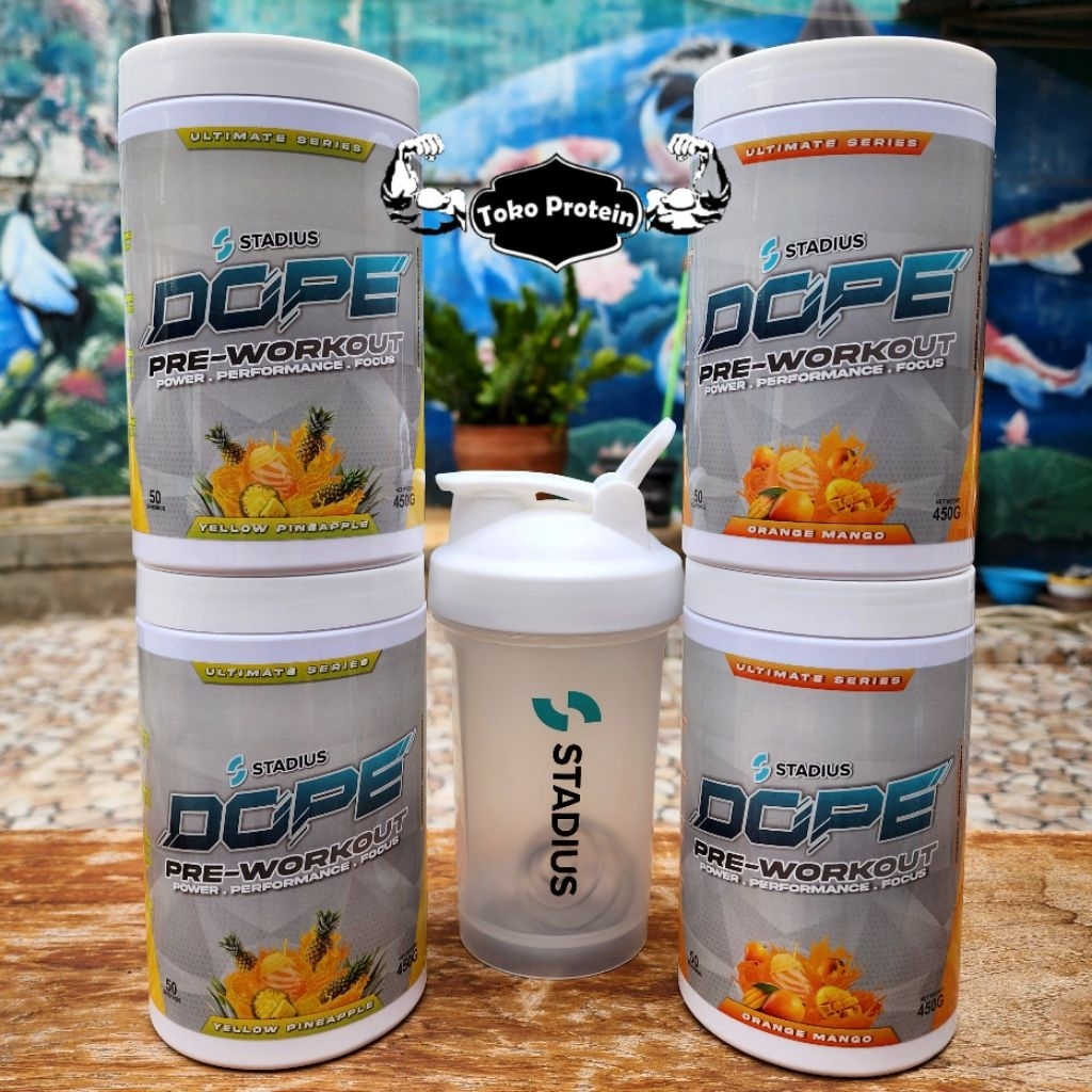 Jual Stadius DOPE Pre Workout 450Gram / 50Serving PWO Preworkout ...
