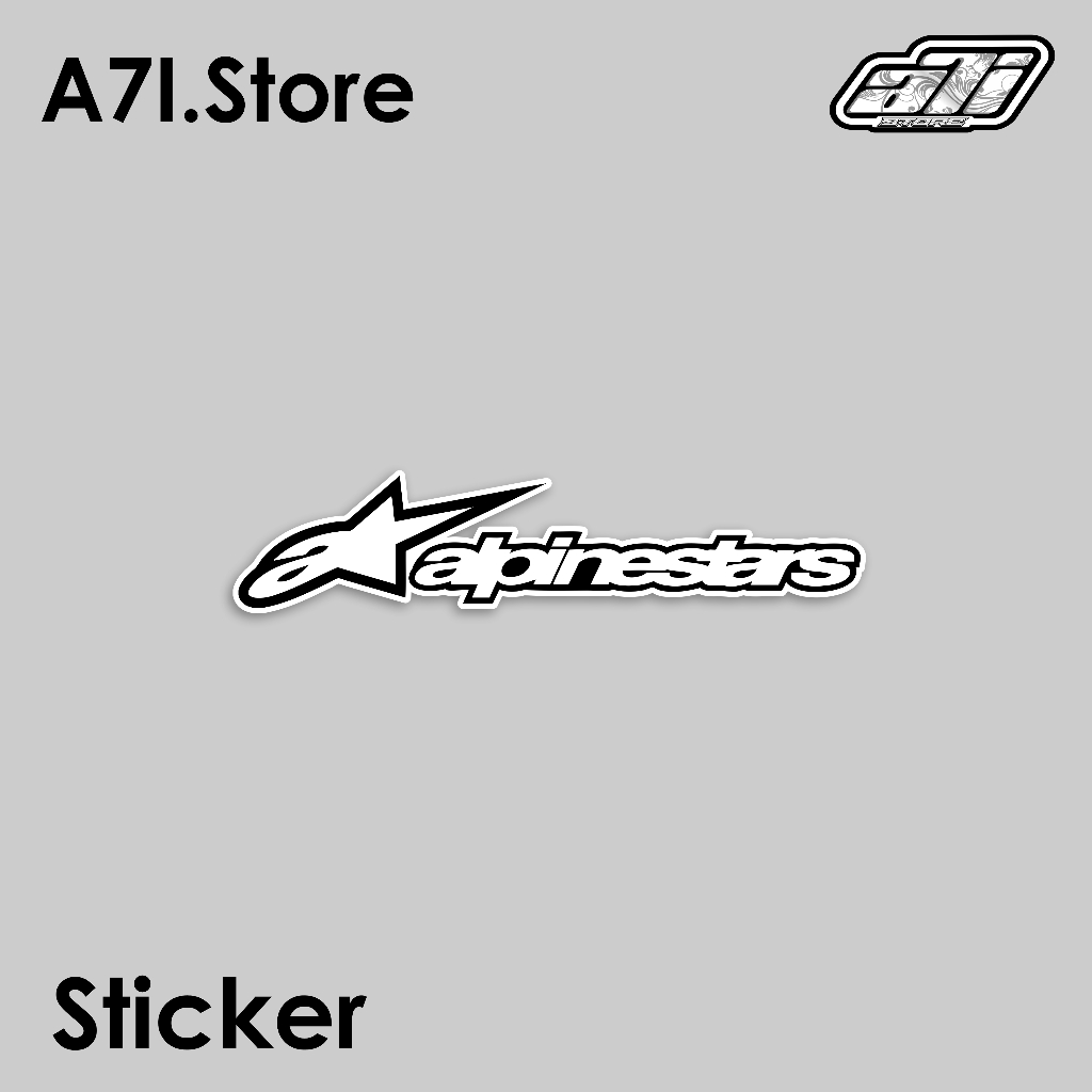 Jual Sticker Alpinestars/ Sticker variasi / Sticker racing / Sticker ...
