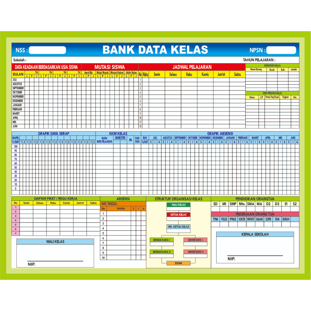 Jual Bank Data Sekolah Umum Banner Spanduk Custom | Shopee Indonesia