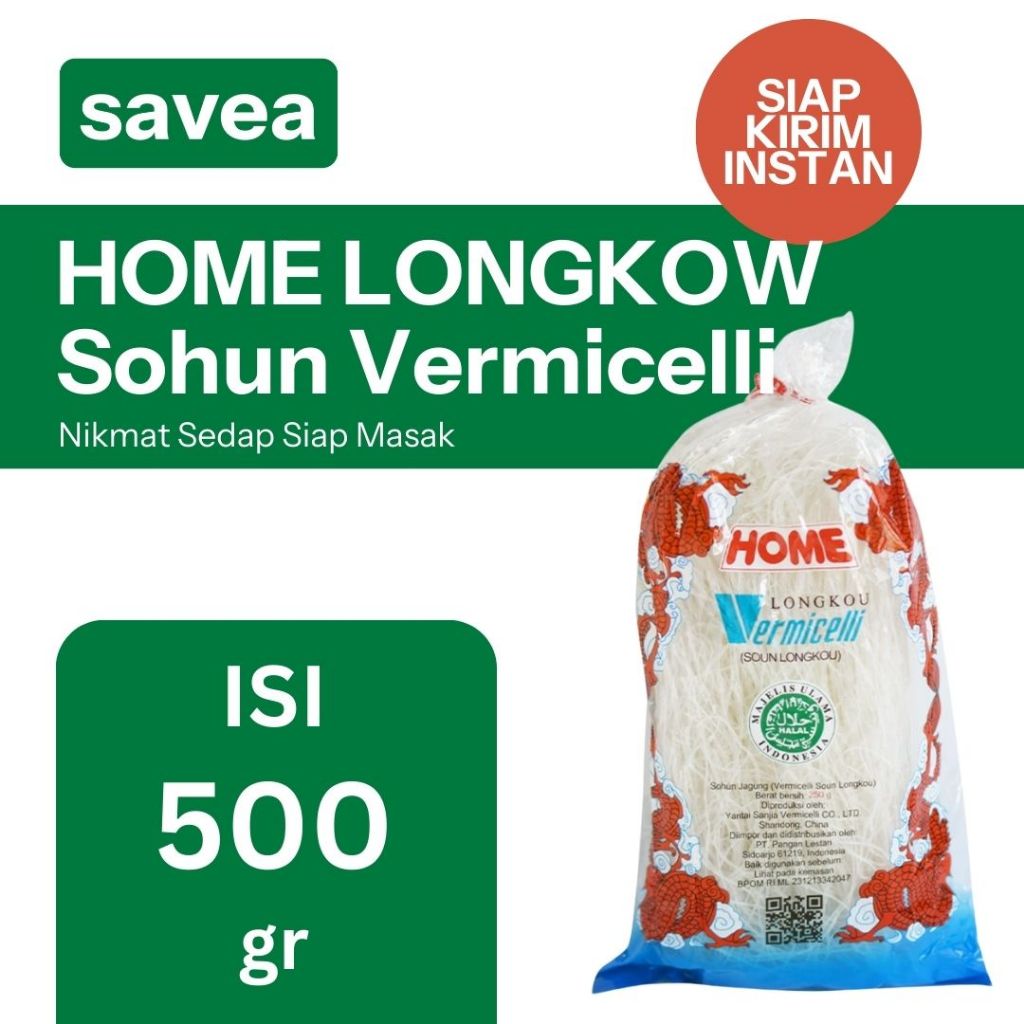 Jual Home Longkow Sohun Vermicelli Bihun 500 gr | Shopee Indonesia