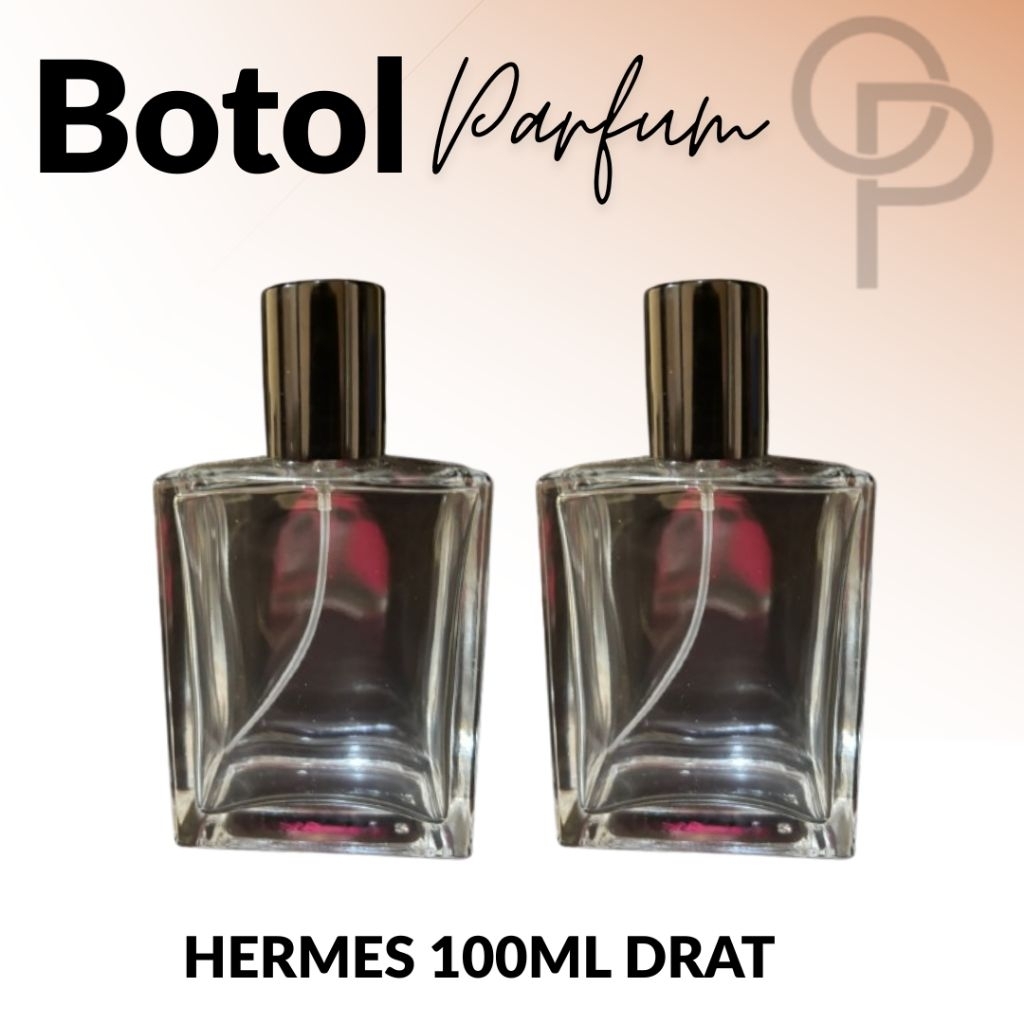 Jual BOTOL PARFUM HM 100ML DRAT TUTUP HITAM / BOTOL PARFUM / PARFUME ...