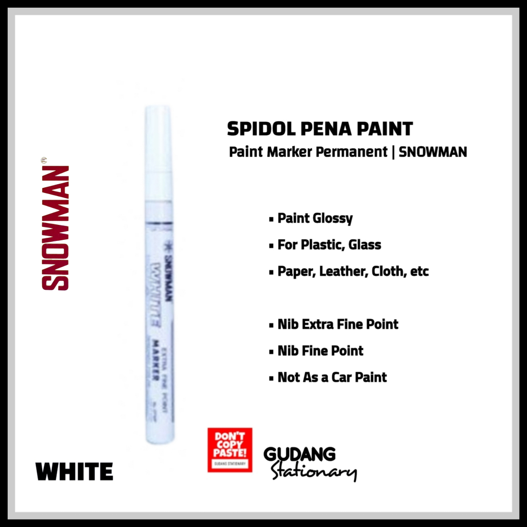 Jual Spidol Pena Paint Permanen | Extra Fine Point | Fine | Paint ...
