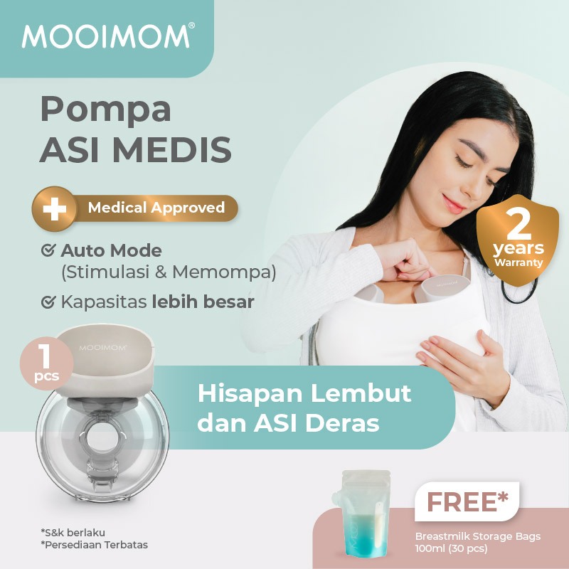 Jual [GRATIS KANTONG ASI] MOOIMOM M2 Pro Pompa Asi Elektrik / Handsfree ...