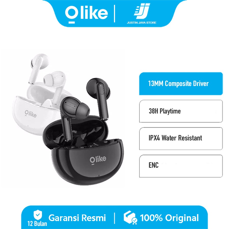 Jual Olike True Wireless Earphone T112S Bluetooth 5.4 Earphone ENC Call ...