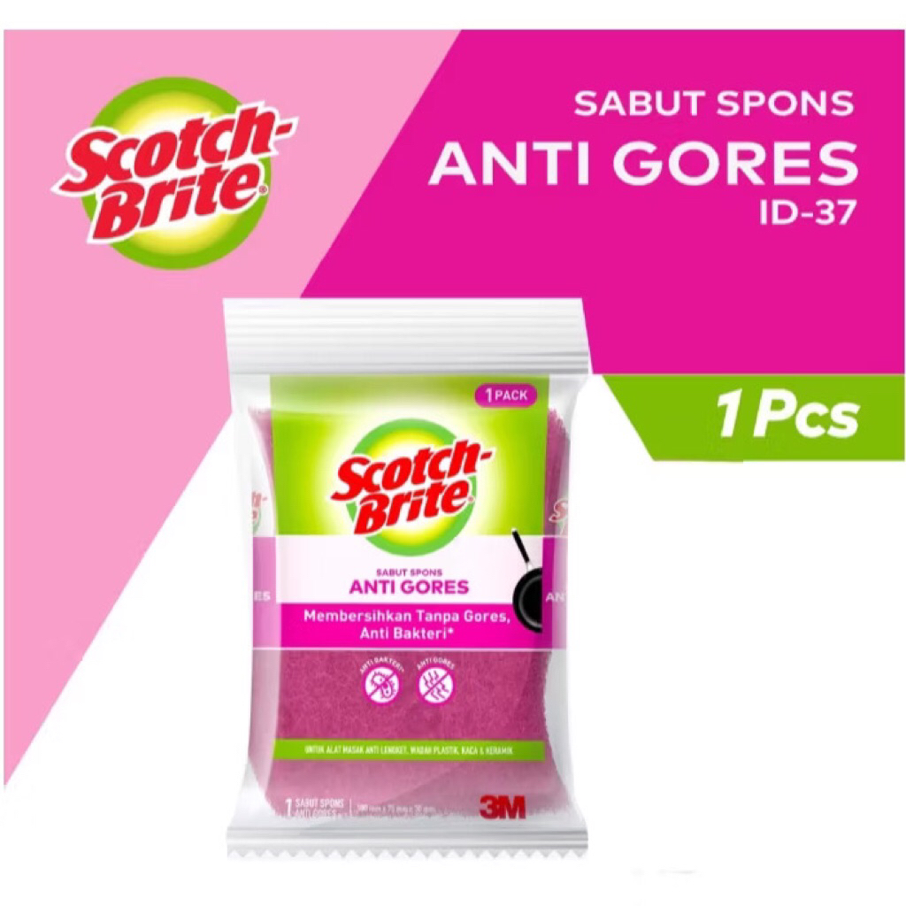 Jual SABUT CUCI PIRING 3M, ANTI GORES DAN ANTI BAKTERI | Shopee Indonesia