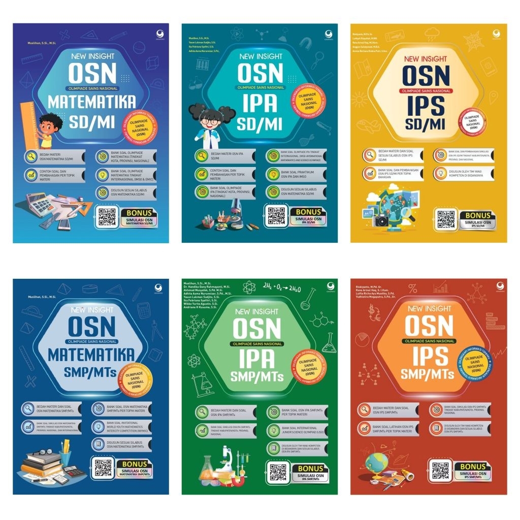 Jual Buku New Insight OSN KSN Olimpiade Kompetisi Sains Nasional ...