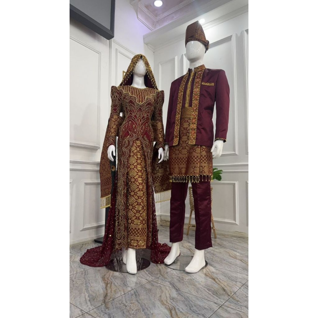 Jual TERLARIS KEBAYA KOTO GADANG MEWAH PREMIUM BEREKOR MODERN//KOTO ...
