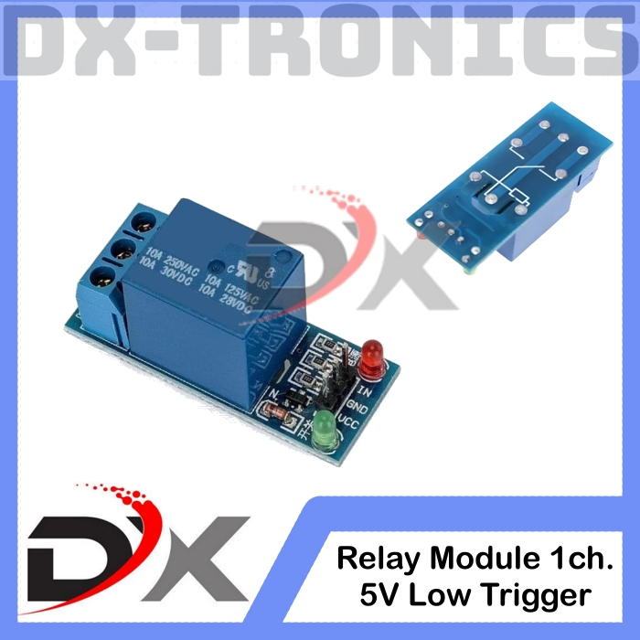 Jual Relay Module 1 Channel 5V 250VAC 30VDC 10A Arduino LOW/HIGH SMD ...