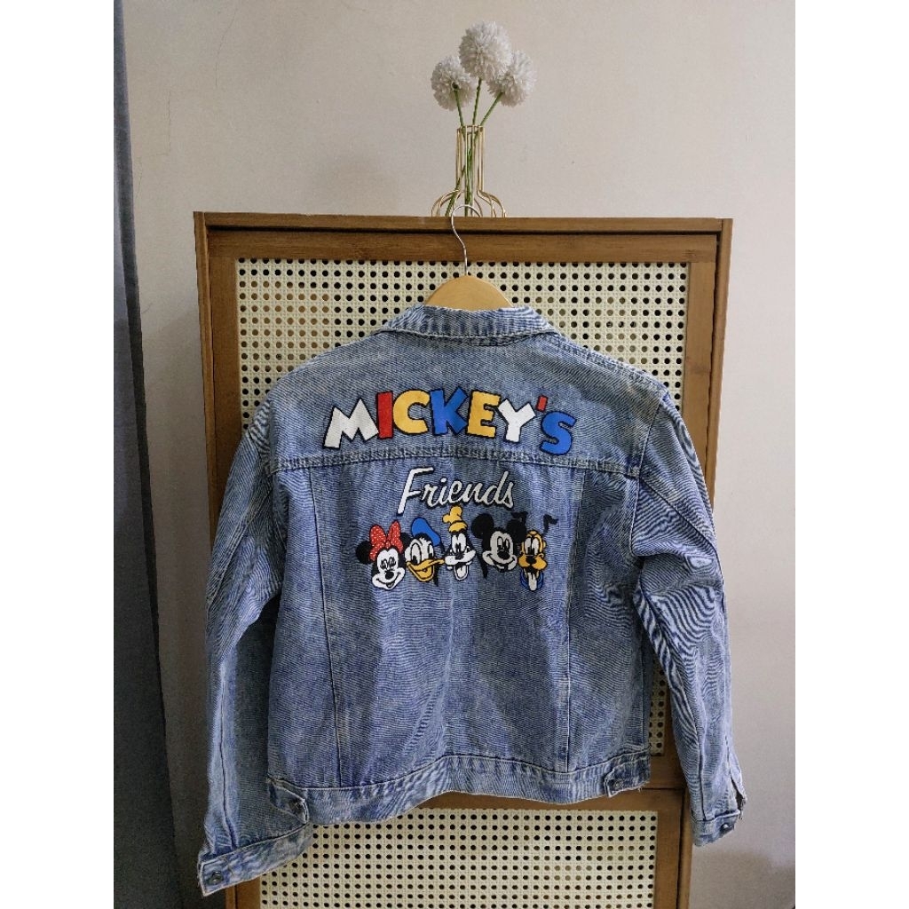 Jual Jacket Jeans Mickey Mouse | Shopee Indonesia