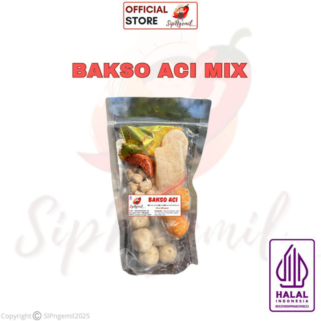 Jual Bakso Aci Mix Ayam pedas, keju, keju mozzarella | Shopee Indonesia