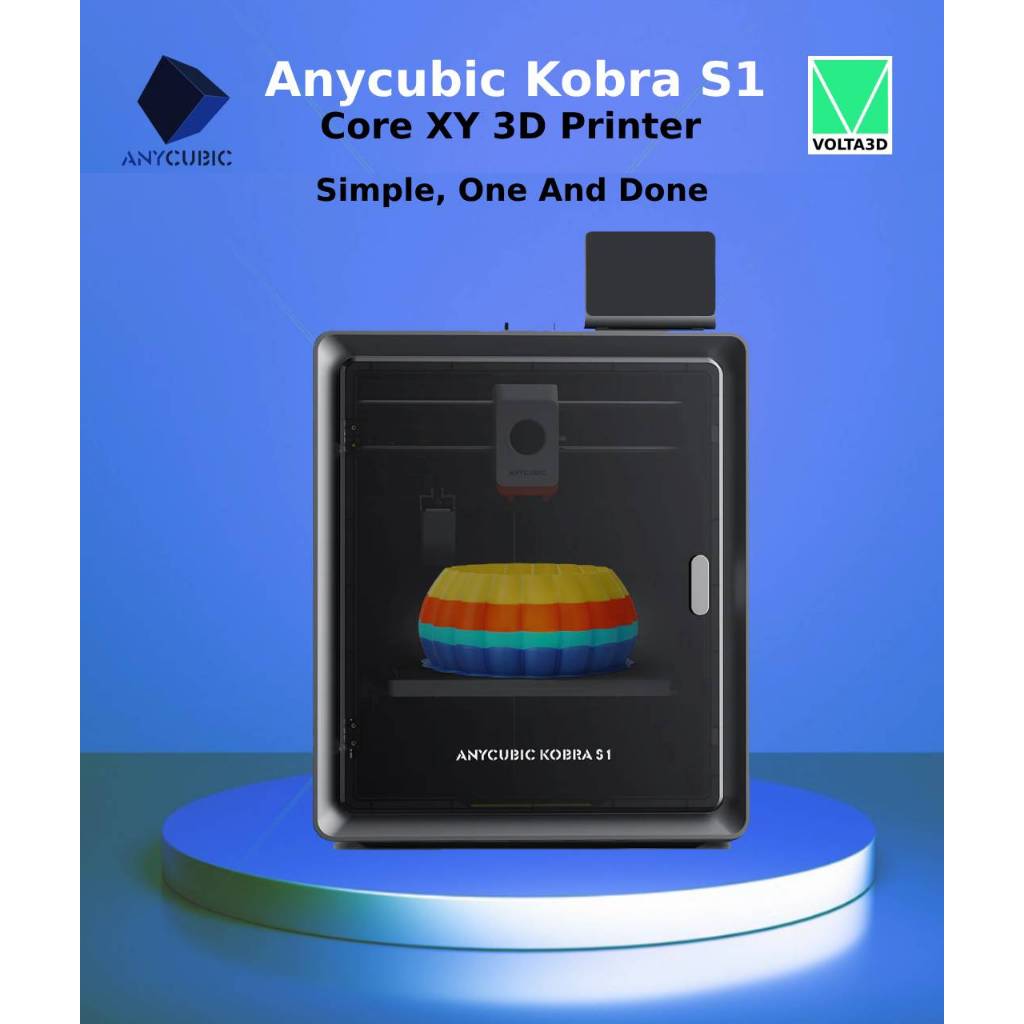 Jual Anycubic Kobra S1, Printer 3D , Full Enclosed Core XY, Resolusi ...