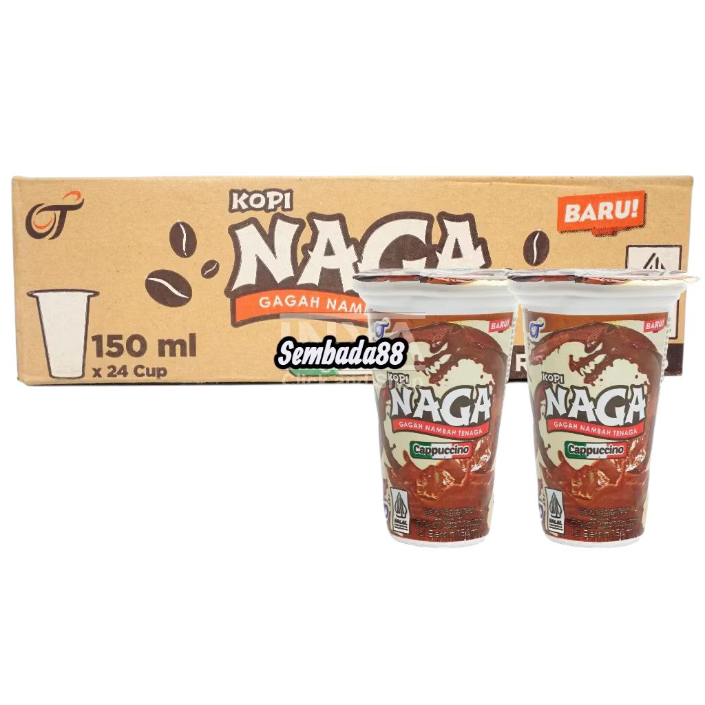 Jual KOPI NAGA CUP KEMASAN 150 ML X 24 CUP / KOPI SIAP MINUM | Shopee Indonesia