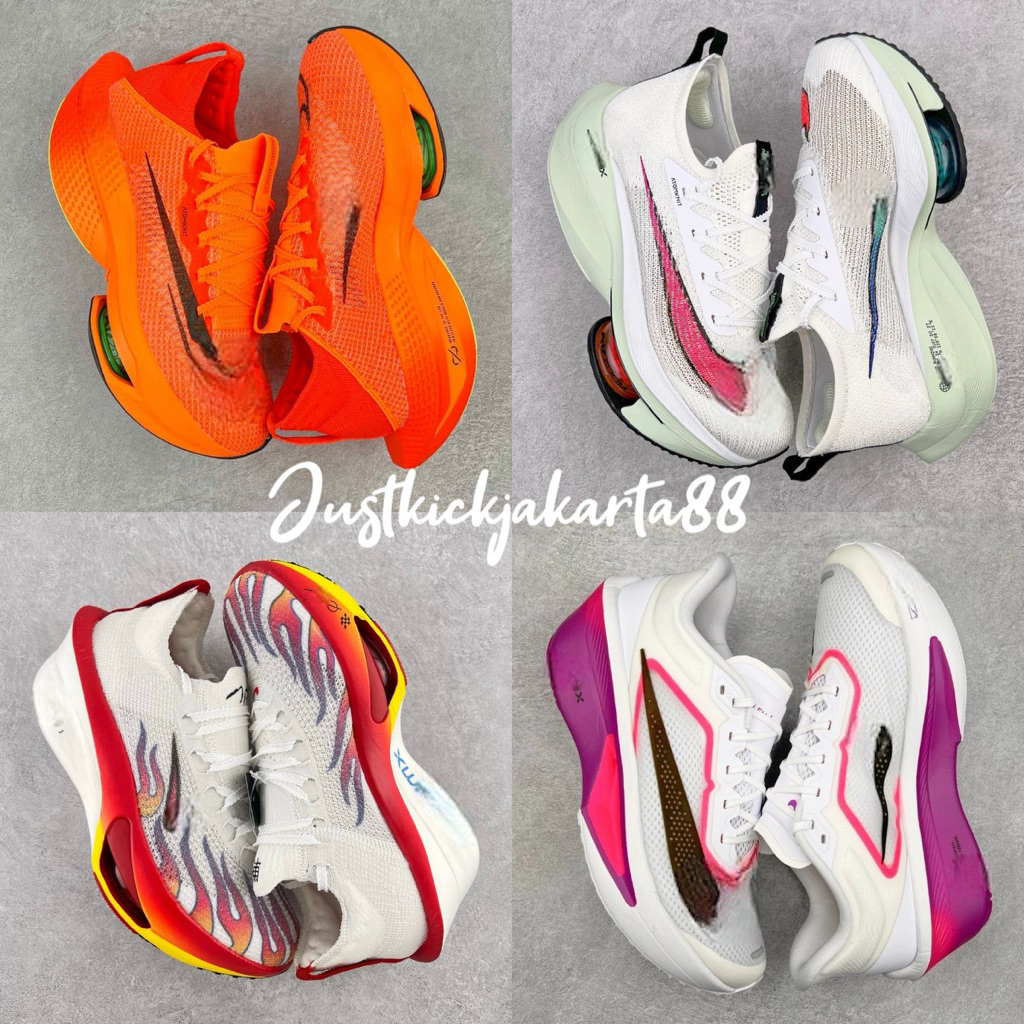 Jual Sepatu Running Shoes Zoom Alphafly Next% 123 Fly 6 Black Volt ...