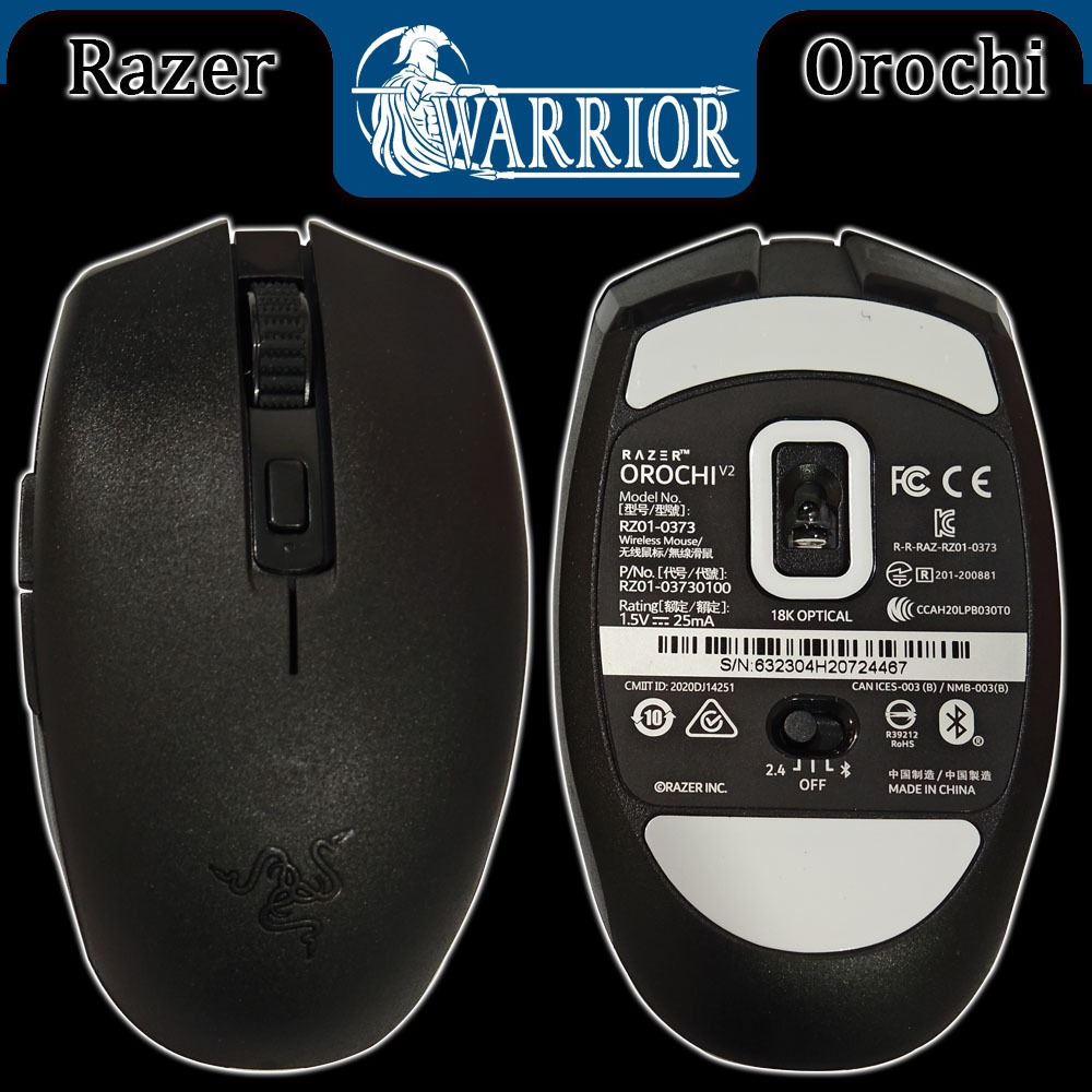 Jual Razer Orochi Mouse Perkantoran dan Perumahan Warna Hitam Ergonomis Plug and Play Mudah ...