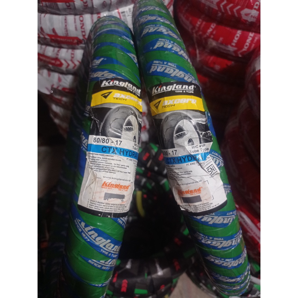 Jual BAN MOTOR DONAT KINGLAND CTX HYDRA 80/80-17 TUBE TYPE | Shopee ...