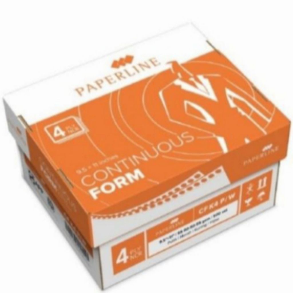 Jual Continuous Form 4 Ply Kertas Komputer Warna Paperline 9,5 x 11 ...