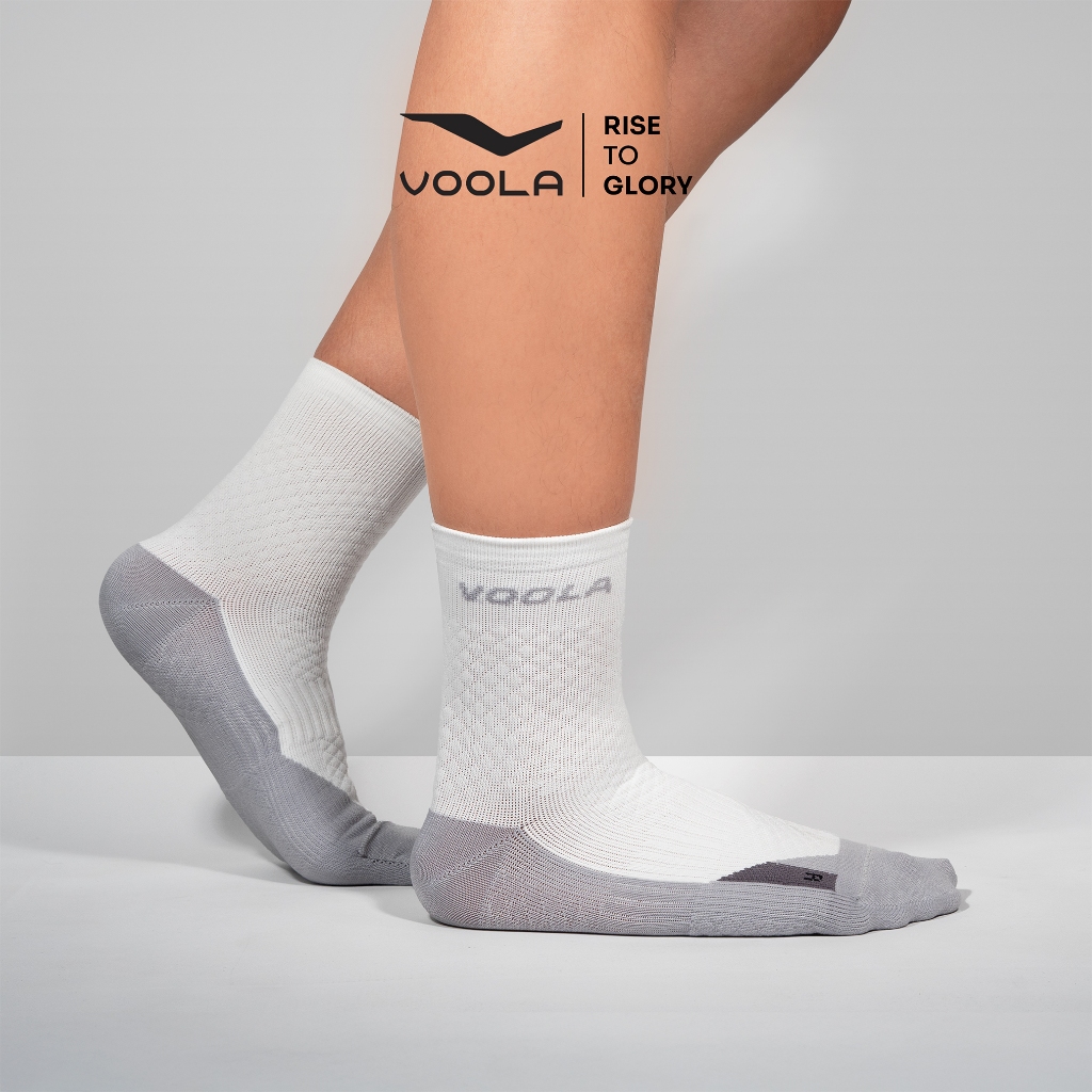 Jual Voola Kaos Kaki Lari Running Socks Sports Quarter Unisex Rive ...