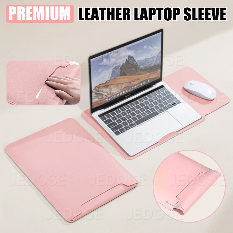 Jual Portable Laptop Sleeve Bag 14/15/16 inch PU Waterproof Tablet ...