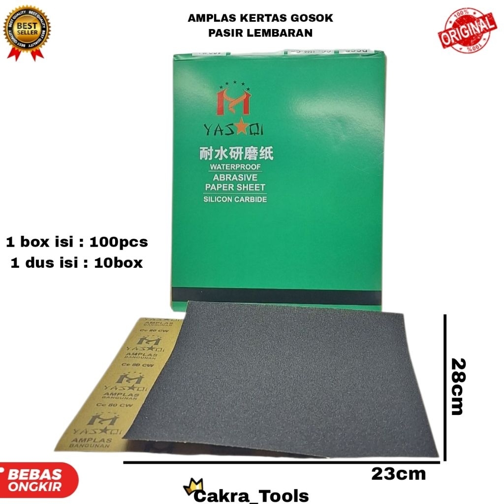 Jual [KERTAS] Amplas Kertas Gosok Pasir Lembaran Duco Dico Halus Kasar ...