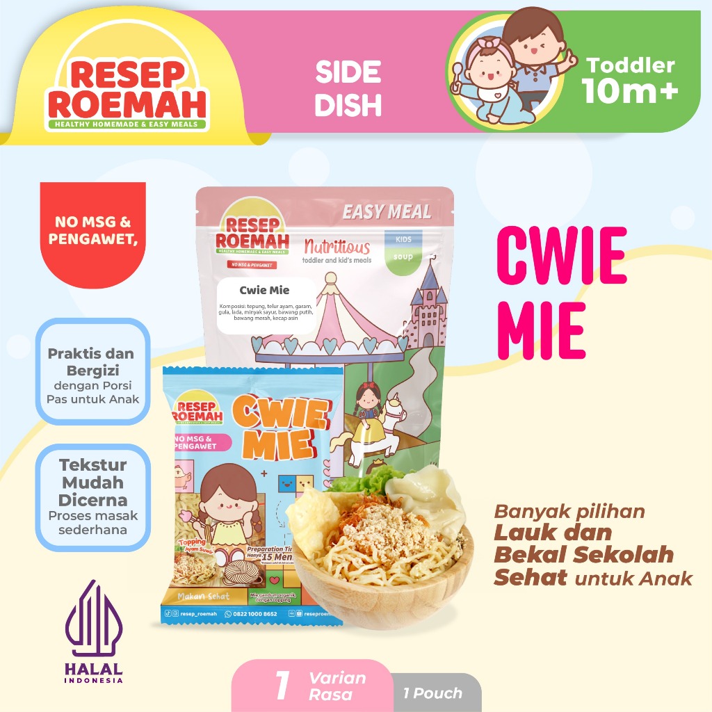 Jual Resep Roemah Cwie Mie / Makanan Sehat Anak Balita / Kids Healthy ...