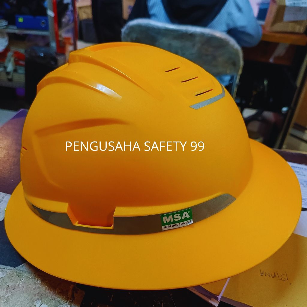Jual Helm Msa Full Brim / Safety Helmet Proyek Type C1 Sarang Fastrack ...