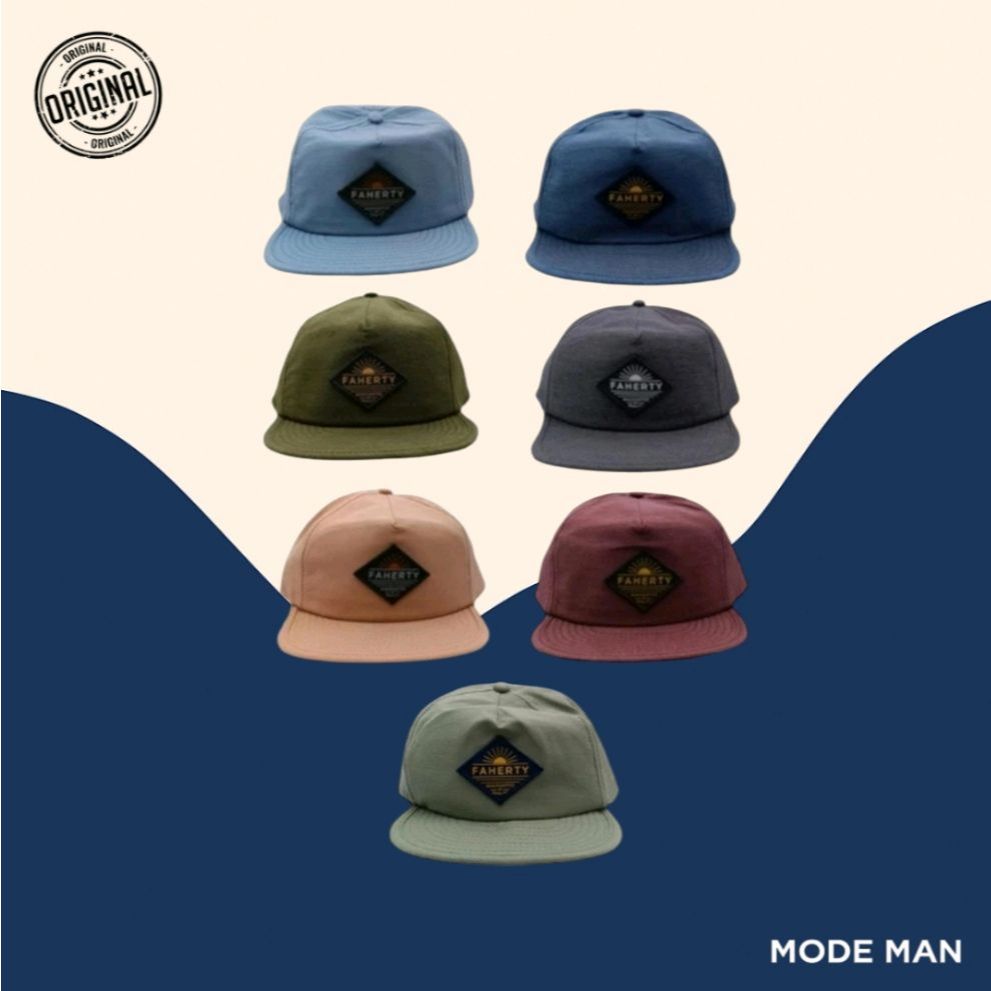 Jual Faherty All Day Hat Men's – Topi Pria Quick Dry, Topi Outdoor ...