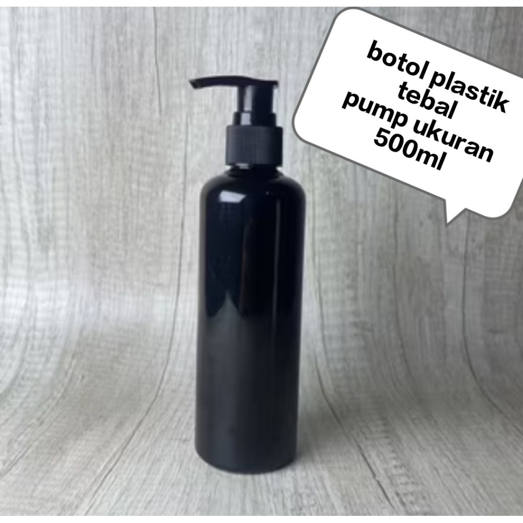 Jual preloved botol plastik tebal anti pecah pump ukuran 500ml | Shopee ...