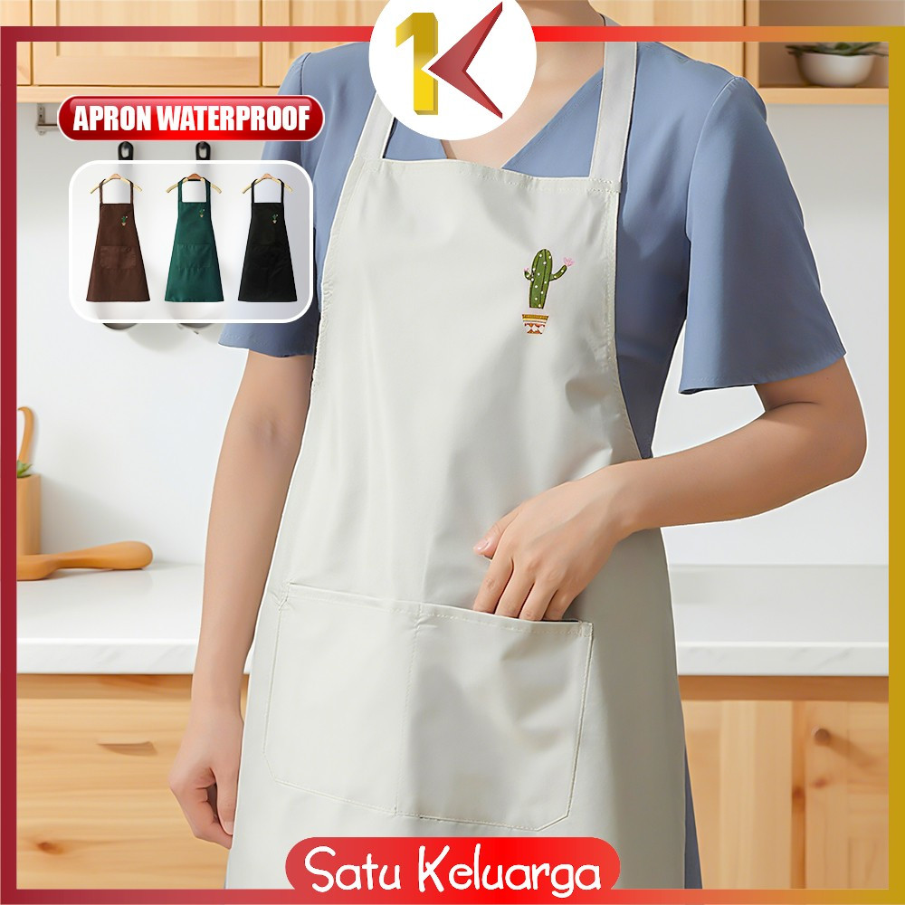 Jual SK-C1353 Celemek Masak Karakter Anti Air Saku Handphone Apron ...