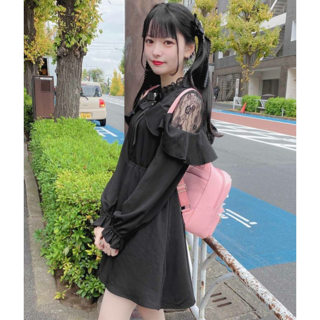Jual rojita | Japanese jiraikei landmine girls gothic dress black ...