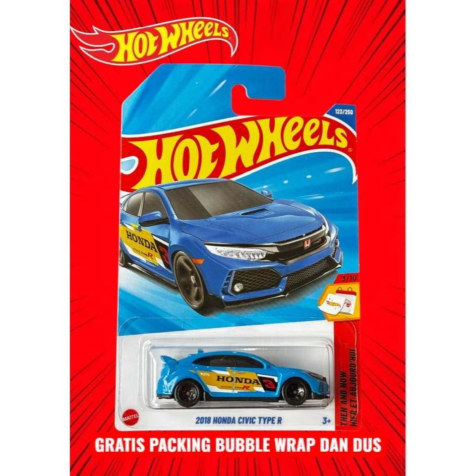 Jual Hot Wheels 2018 Honda Civic Type R Biru Lot N 2025 | Shopee Indonesia