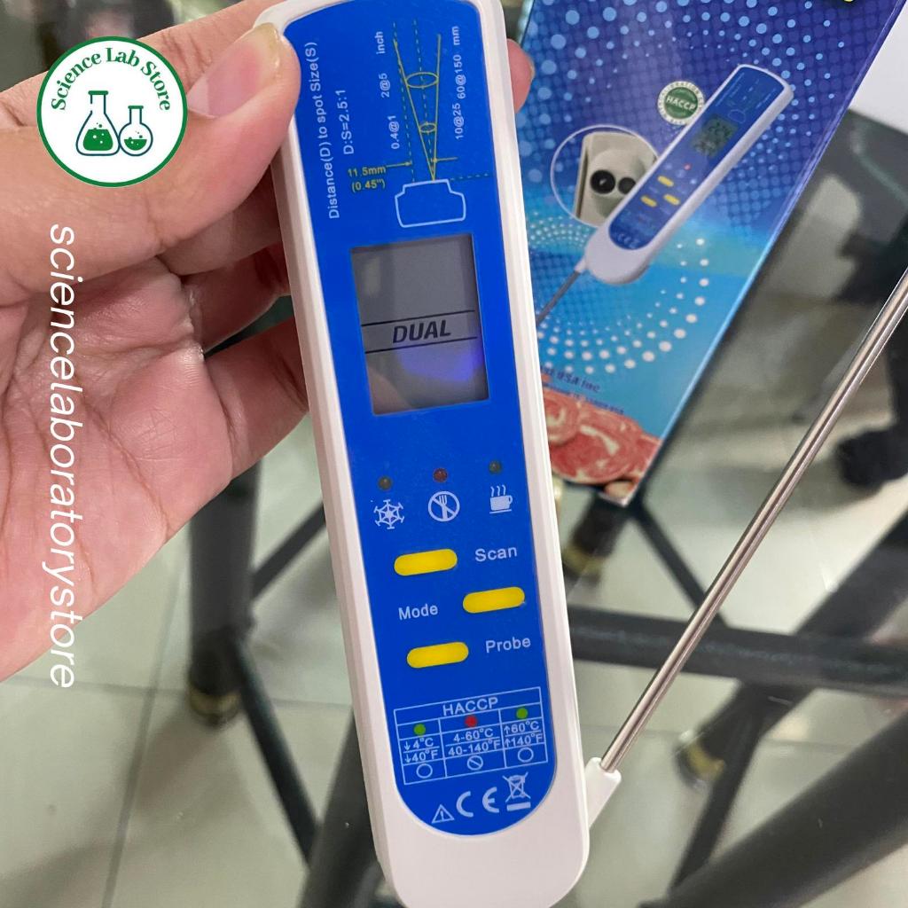 Jual HACCP 2 IN 1 Thermometer Pen Probe and Infrared Sensor Amtast AMT ...