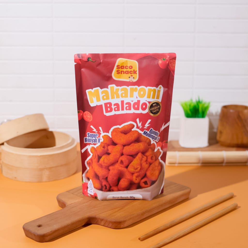 Jual Makaroni Balado / Snack Viral / Makaroni Kekinian | Shopee Indonesia