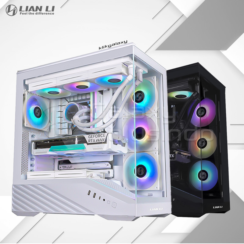 Jual LIAN LI VECTOR V100R Tempered Glass Mid-Tower ATX Gaming Case ...